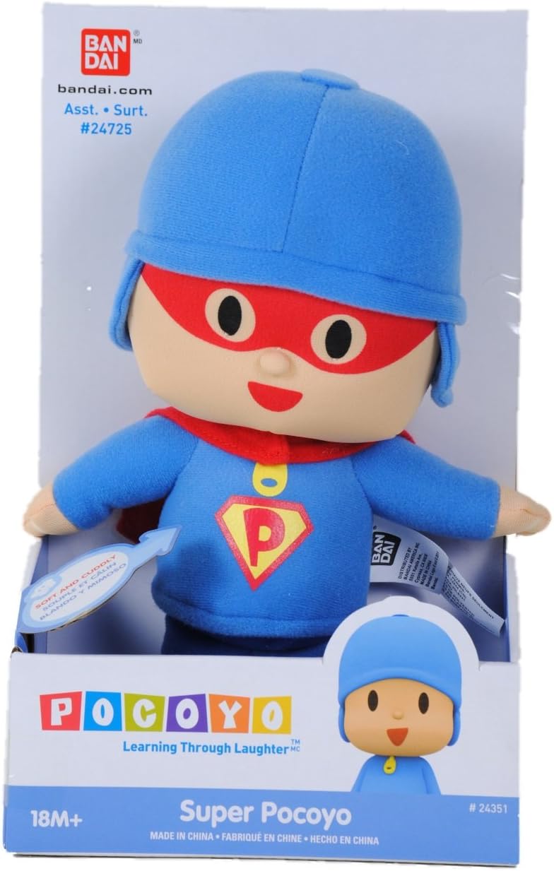 Bandai Super Pocoyo 9" Plush (Soft Face!): Amazon.co.uk: Toys & Games