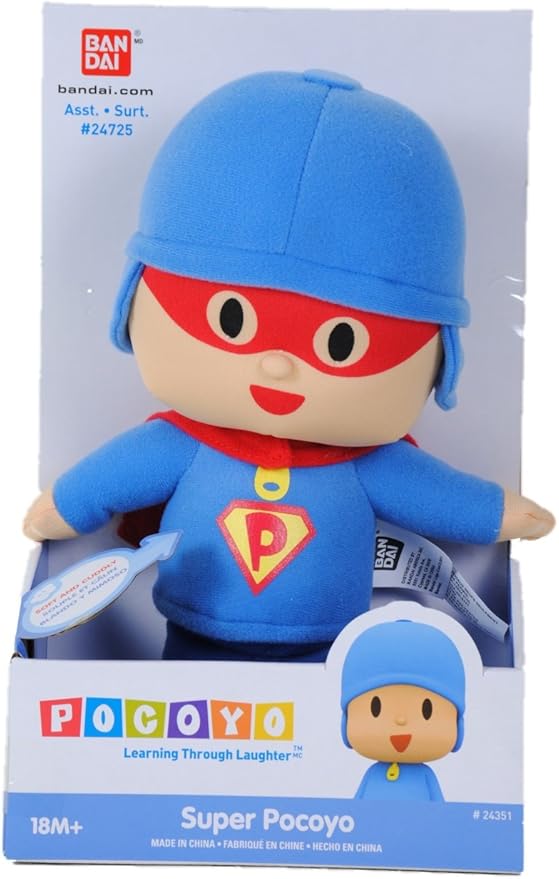 Bandai Super Pocoyo 9" Plush (Soft Face!): Amazon.co.uk: Toys & Games