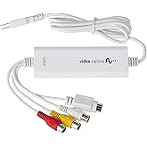 Amazon.com: KuWFi EasyCap USB 2.0 Capture Card Video TV DVD VHS Audio ...