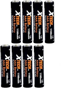 Amazon.com: Xtech AAA Ultra High-Capacity 1100mah Ni-MH Rechargeable ...