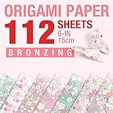 Amazon.com : Toyo Origami Paper 6" Sakura Cherry Blossom Yuzen ...
