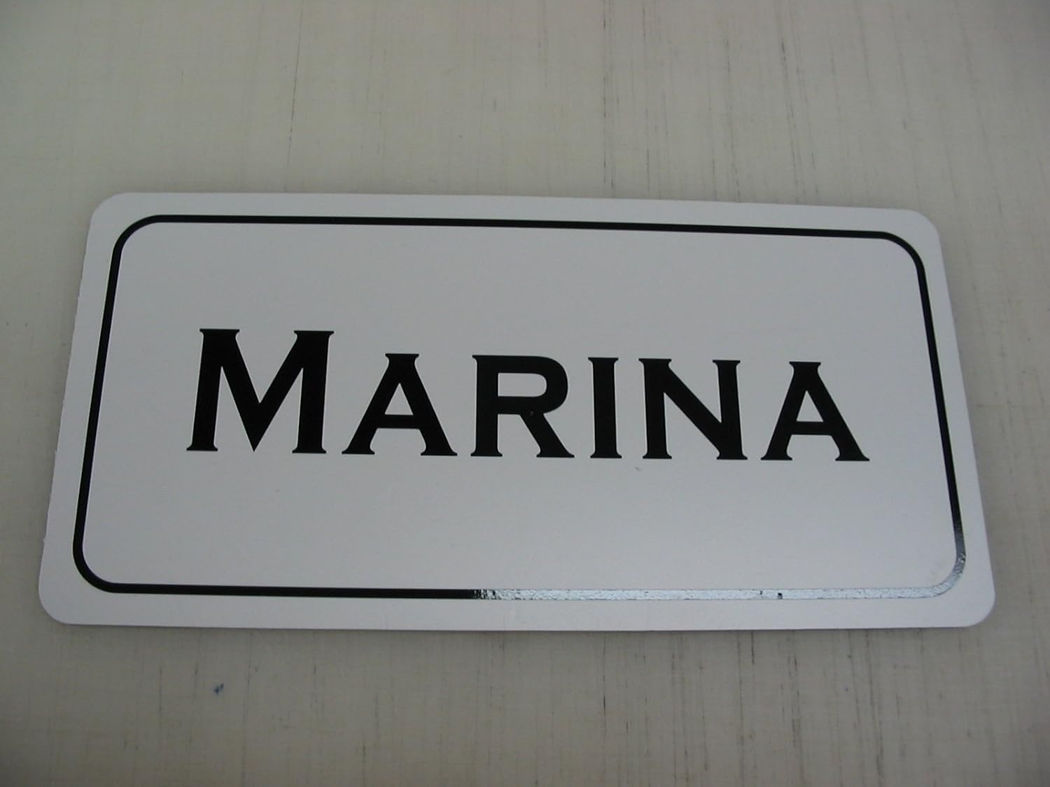 Amazon.com : MARINA Vintage Style Metal Sign Sailing Ship Boating Decor ...