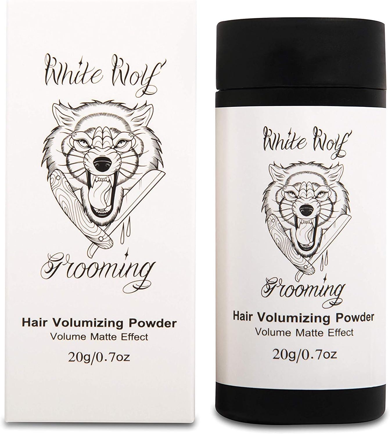 White Wolf Grooming Hair Volumising Powder - Instant Volumizer 20g ...