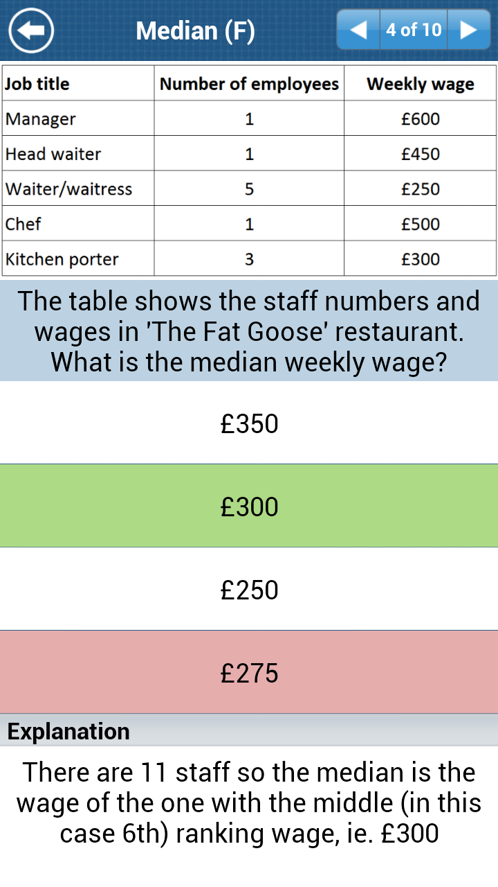 Amazon.com: GCSE Maths : Stats Revision Lite : Apps & Games