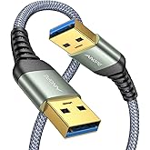 Amazon.com: USB A to USB A Cable 6FT, USB 3.0 Type A to A Male Cable ...