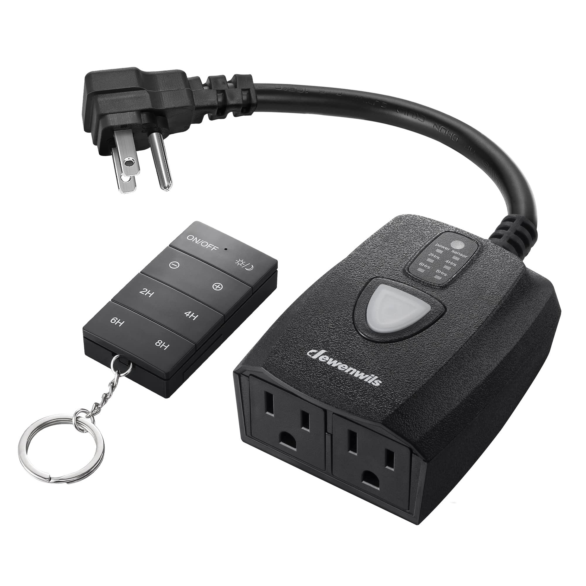 DEWENWILS Dusk to Dawn Dimmer, Outdoor Dimmer for String Light with ...