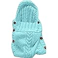 Amazon.com: XMWEALTHY Newborn Baby Wrap Swaddle Blanket Knit Sleeping ...