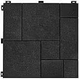 Amazon.com: Multy Home 10-pack Deck and Balcony Tile, 12 By 12-inch Per ...