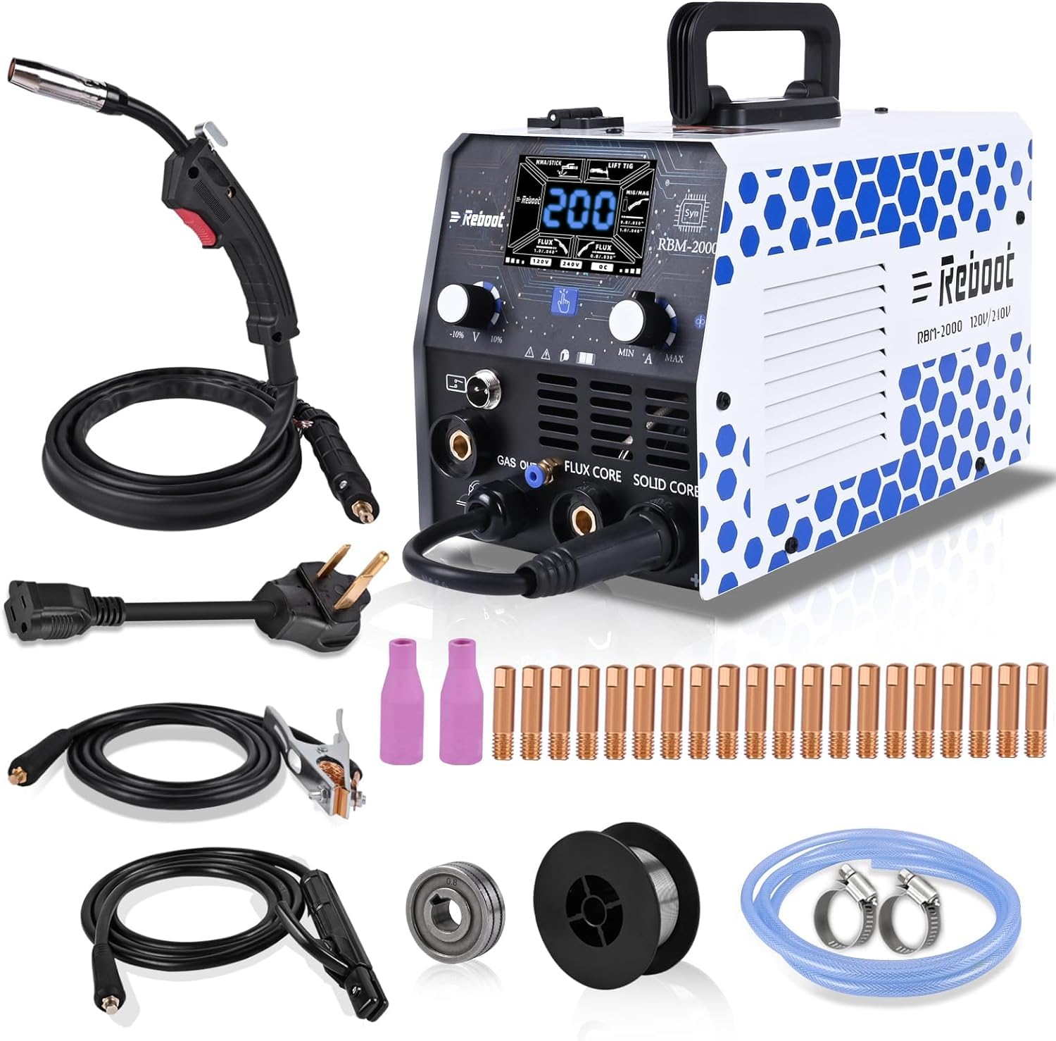 Mua Reboot 200Amp MIG Welder 120V 240V 5 in 1 Welding Machine ...