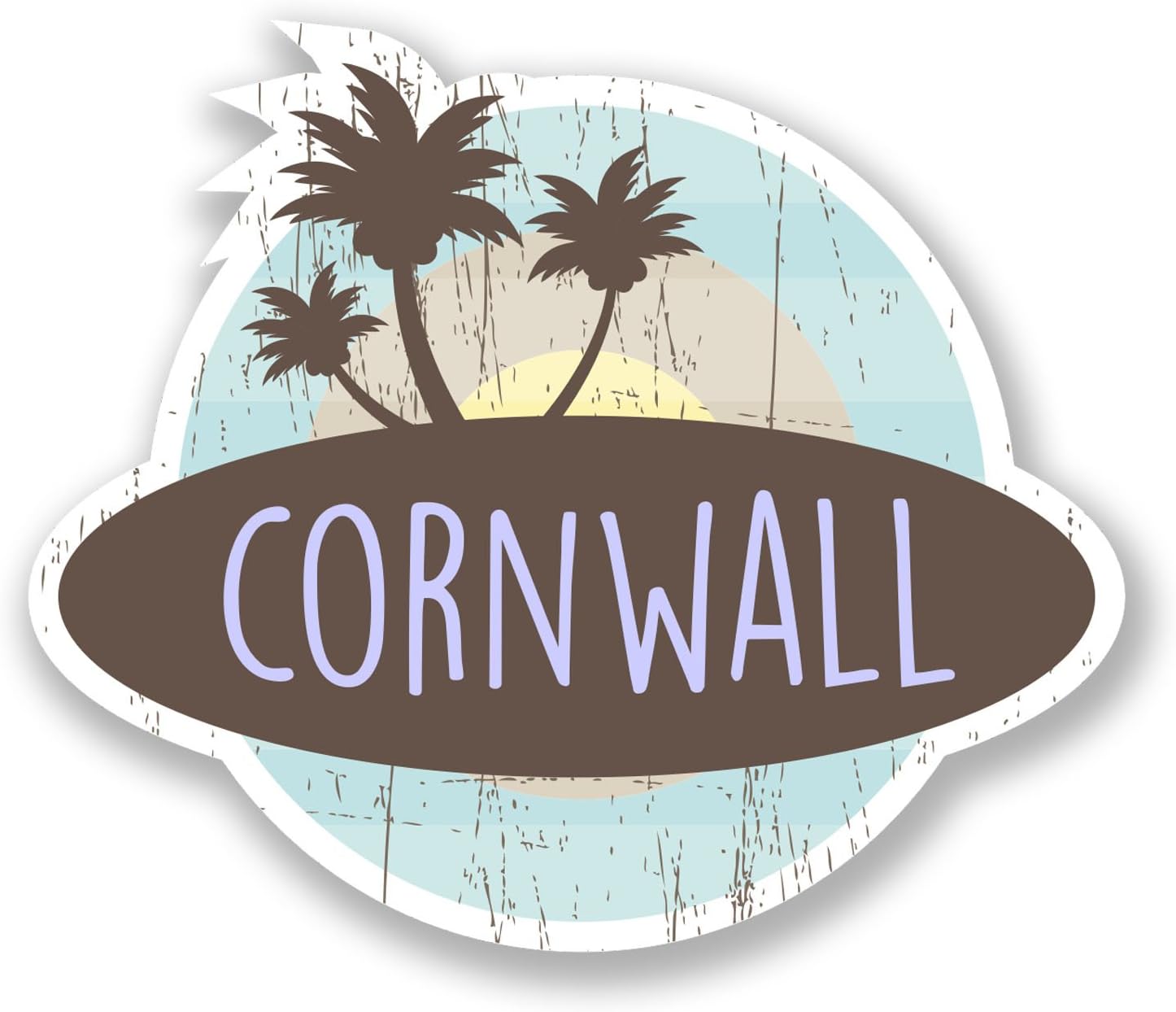 2 x 10cm Cornwall Cornish Vinyl Sticker Decal Laptop Car Tablet Gift ...