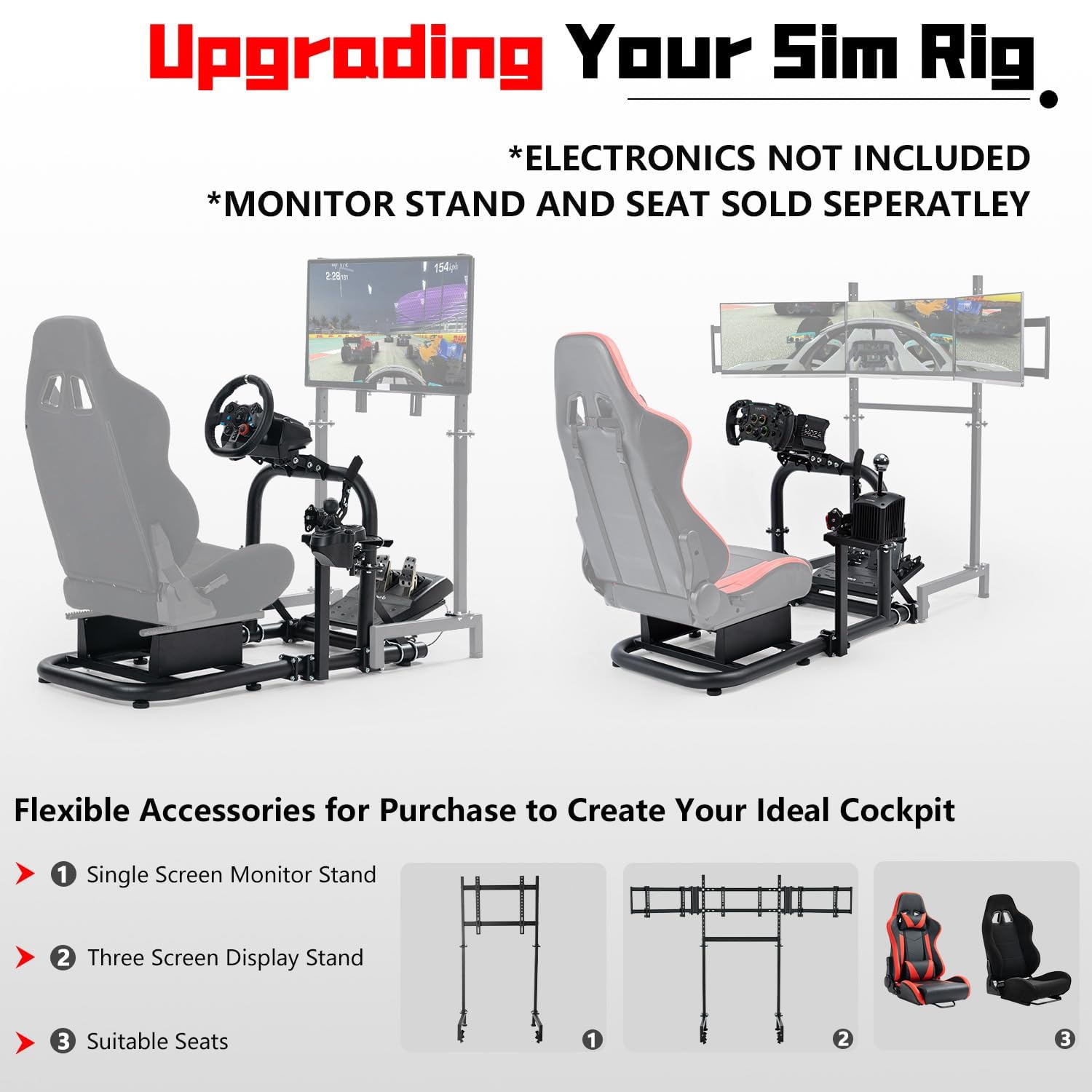 Mua Dardoo G920 Gaming Simulator Cockpit Compatible with Logitech G27 ...