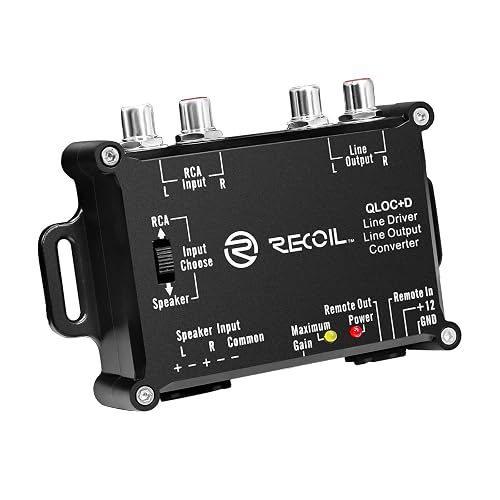 Recoil LOCD Active 2-Channel Line Output Converter Driver 2-in-1, 10V ...