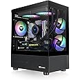 Amazon.com: Thermaltake View 170 TG ARGB Black Micro-ATX Case; 3x120mm ...