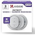 Kidde Smoke Detector, 10-Year Battery Powered, LED Warning Light Indicators, 2 Pack - Amazon.com