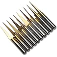 Autek 10x Titanium Coated Carbide PCB Engraving CNC Bit Router Tool 10 ...