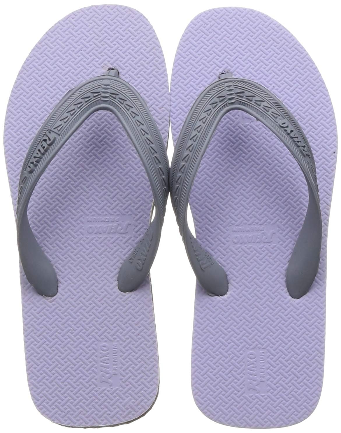 Buy Relaxo Plus Women's Grey Black Slippers-2 UK (34 EU) (PRM002L ...