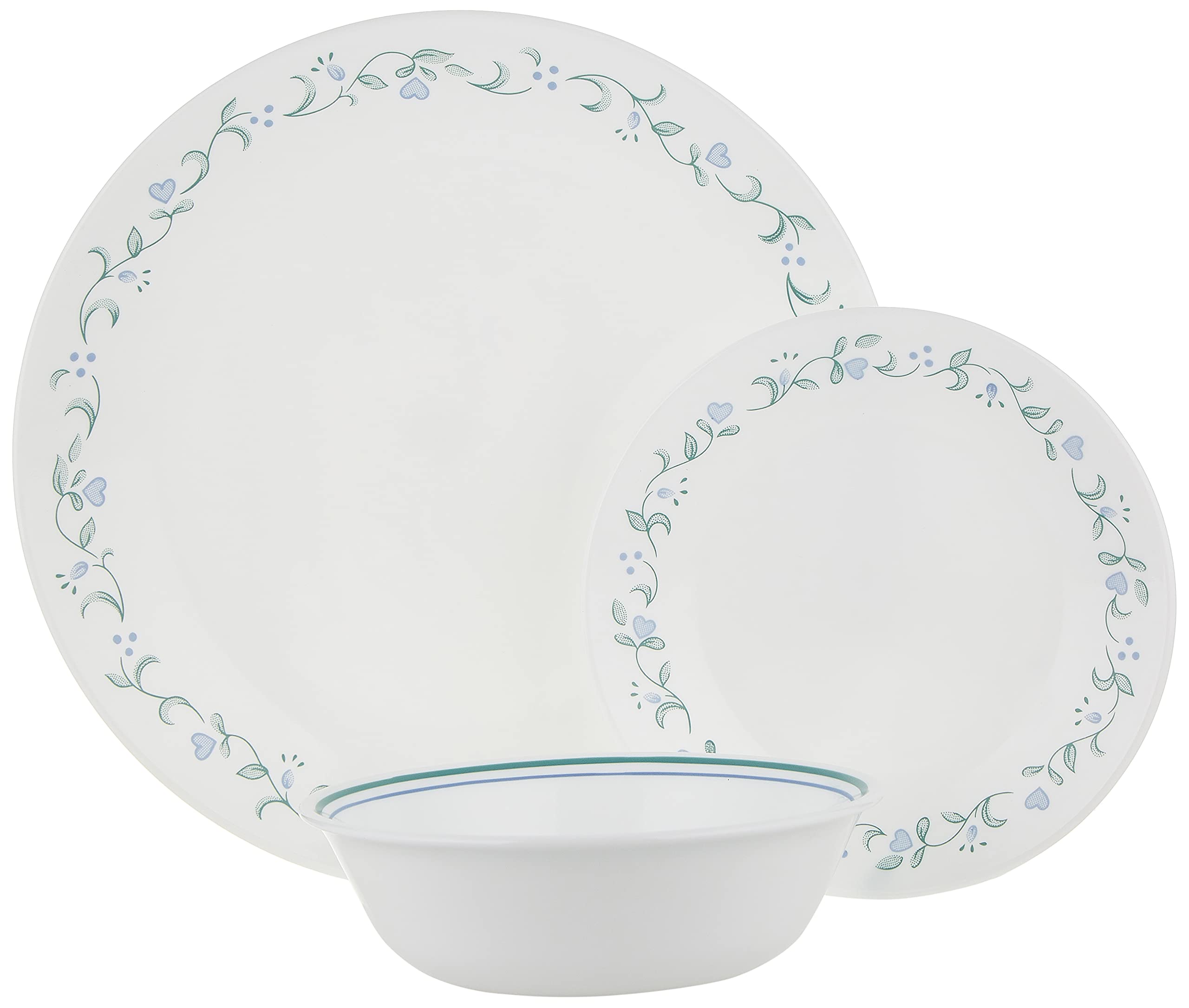 Mua Corelle 18-Piece Vitrelle Glass Country Cottage Chip and Break ...