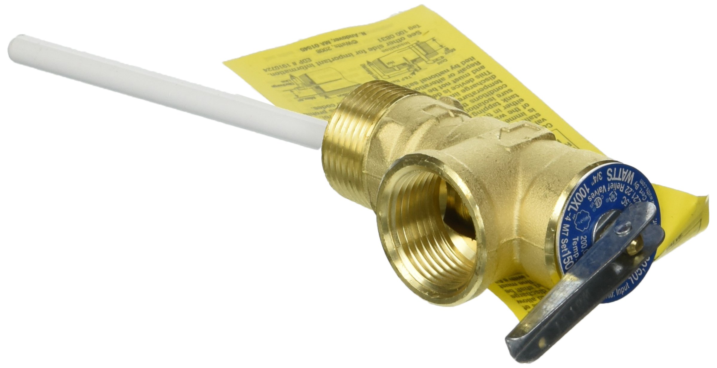 Watts 100XL-4 Temperature and Pressure Relief Valve 3/4 Size ...