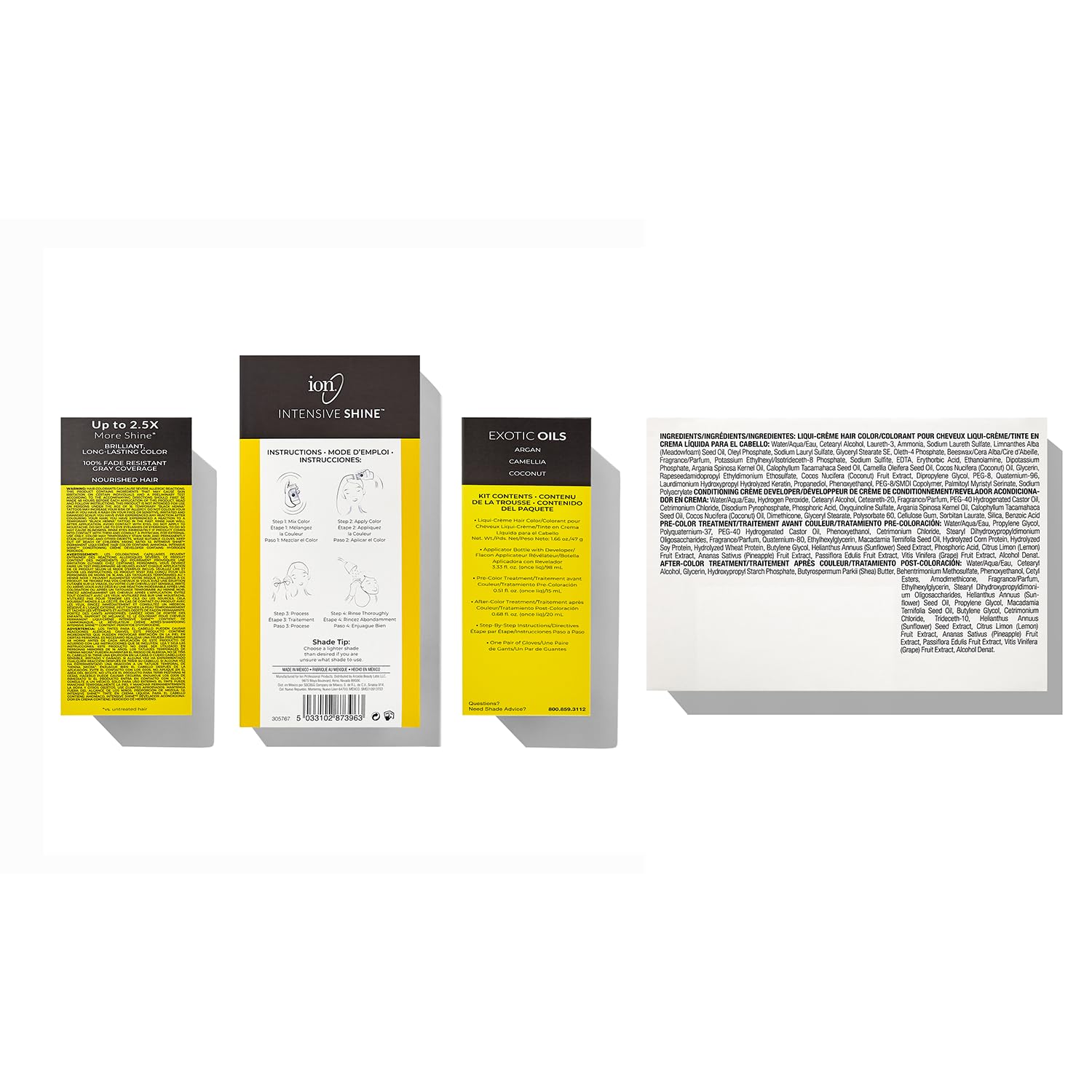 Ion Intensive Shine Hair Color Kit High Lift Neutral Blonde HLN High ...