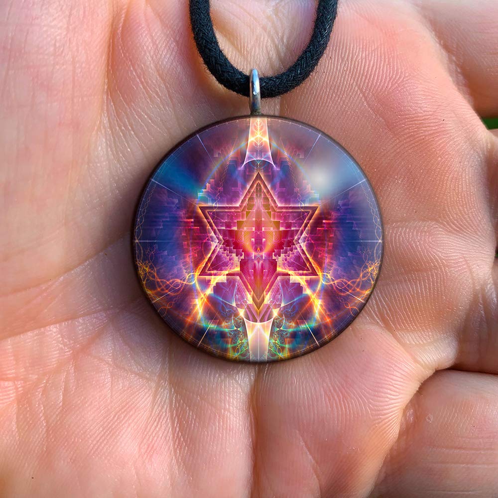 Amazon.com: Merkaba Pendant | Orgonite Pendant | Tesla | EMF Protection ...