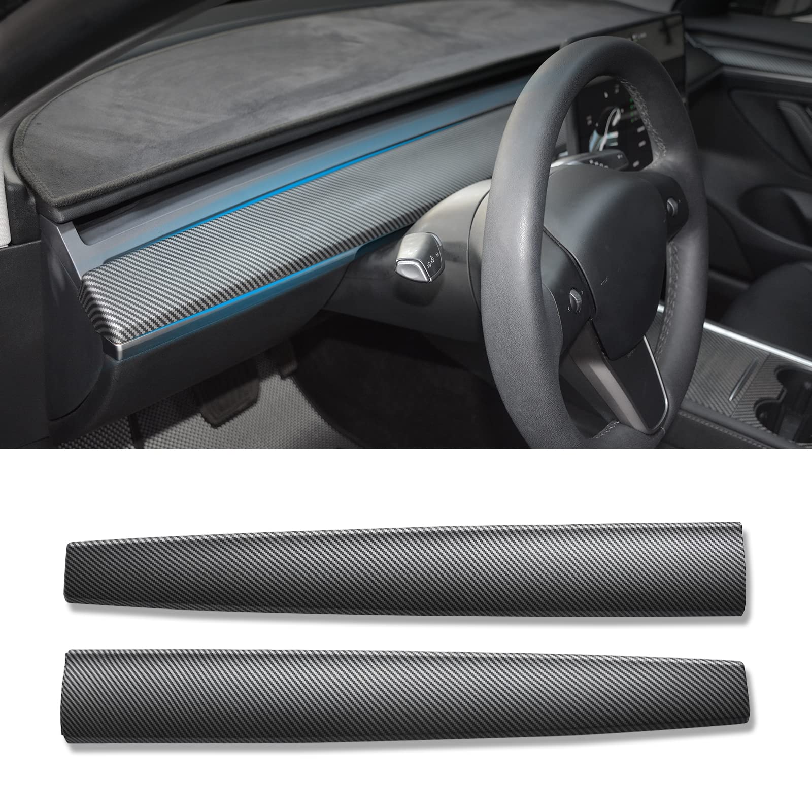 KKTR-CAR Dashboard Cover Wrap,Inter Dashboard Cover Compatible with ...
