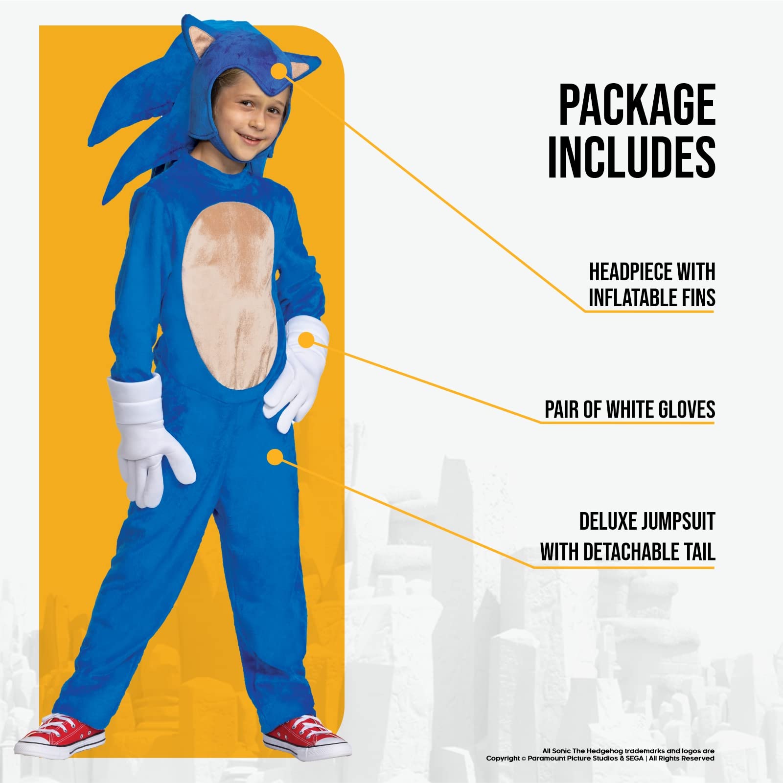 Mua Kid's Deluxe Sonic 2 Movie Sonic Costume trên Amazon Mỹ chính hãng ...
