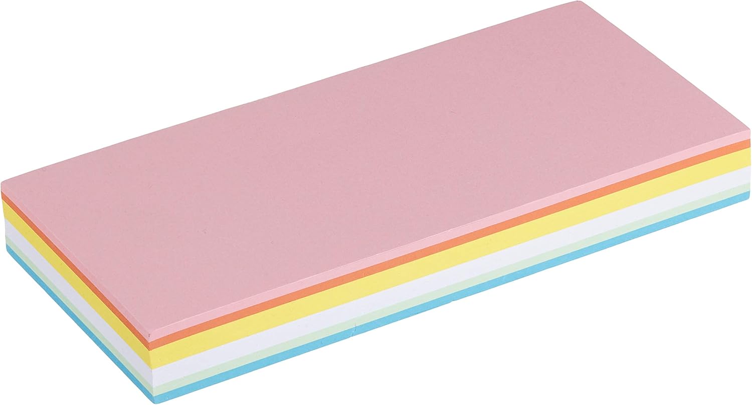 Maul Moderation Cards, Rectangular, 205 x 95 mm, 150 g/m² Paper, Usable ...