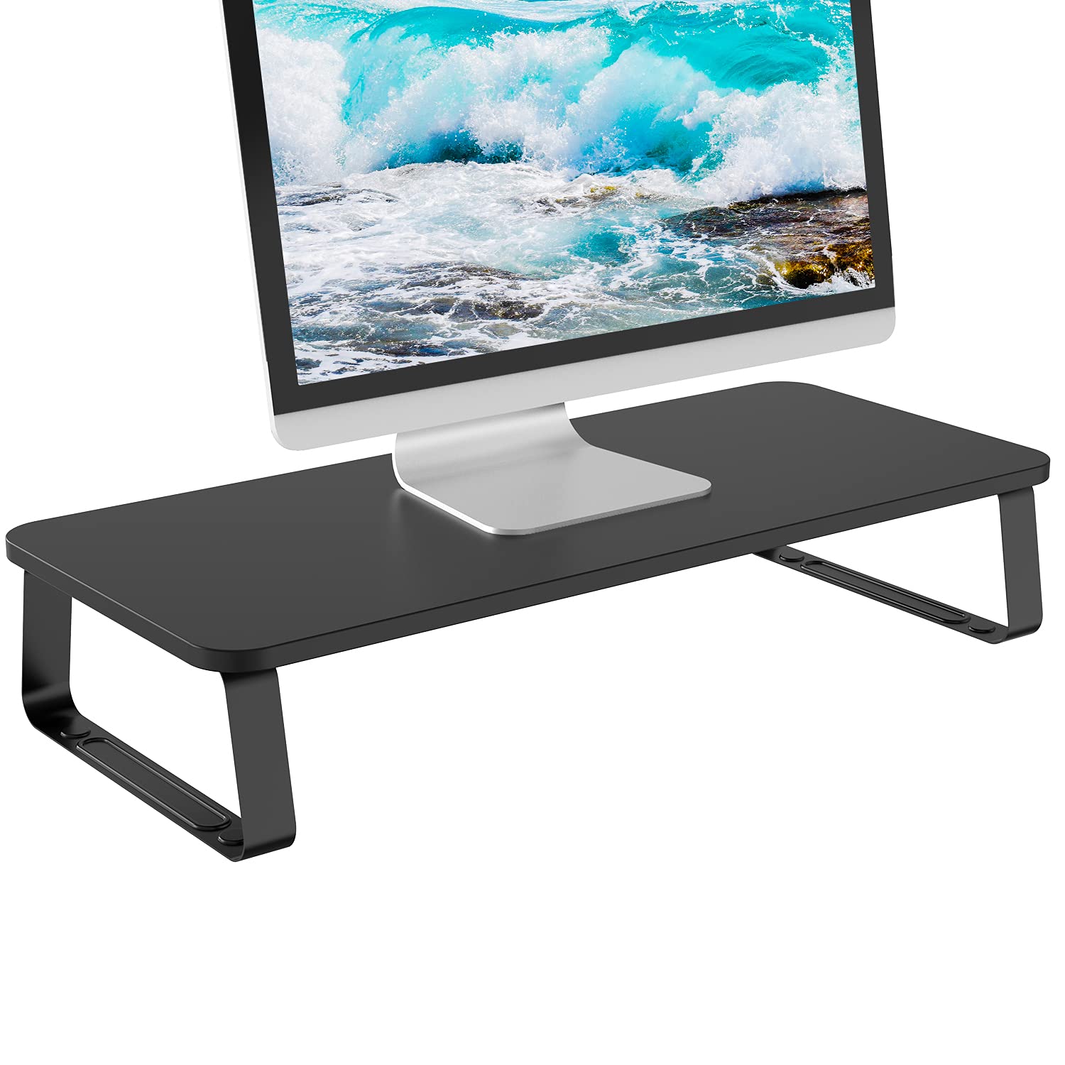 WALI Particle Board Monitor Stand Riser 24 Inch Ergonomic Desk Tabletop ...