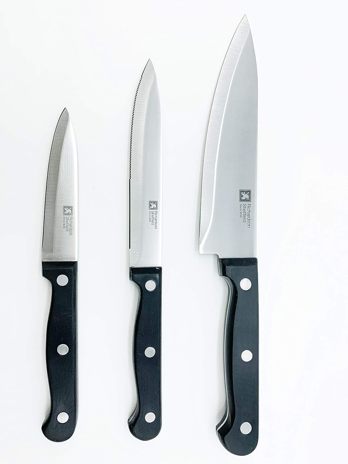 Richardson Sheffield Artisan Essentials 3 Piece Knife Set Super Sharp ...