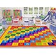 Amazon.com: Kids/Baby Room/Daycare/Classroom/Playroom Area Rug. Math ...