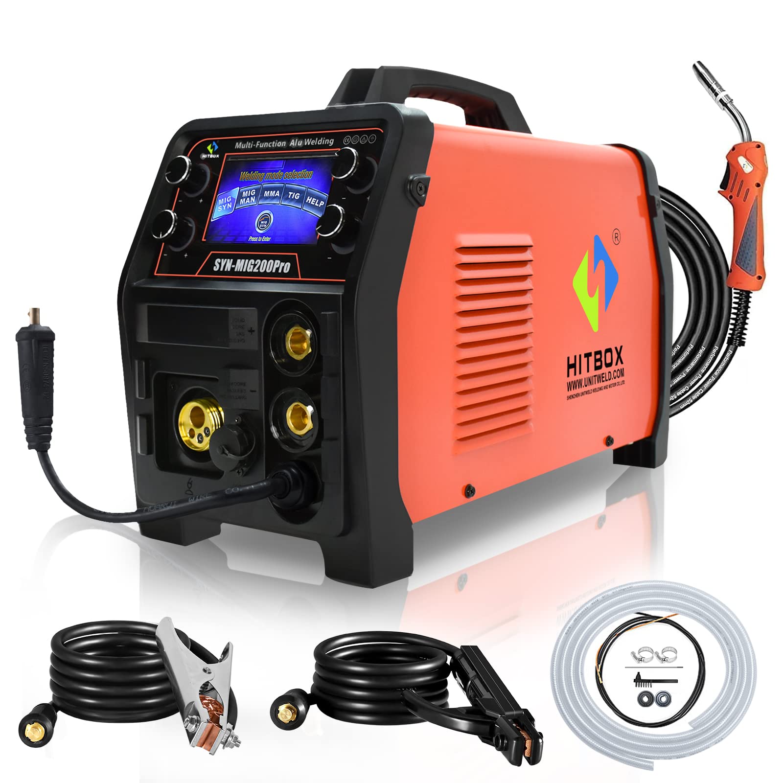 Mua HITBOX 5 in 1 Aluminum MIG Welder - 200Amp 220V Smart Control ...