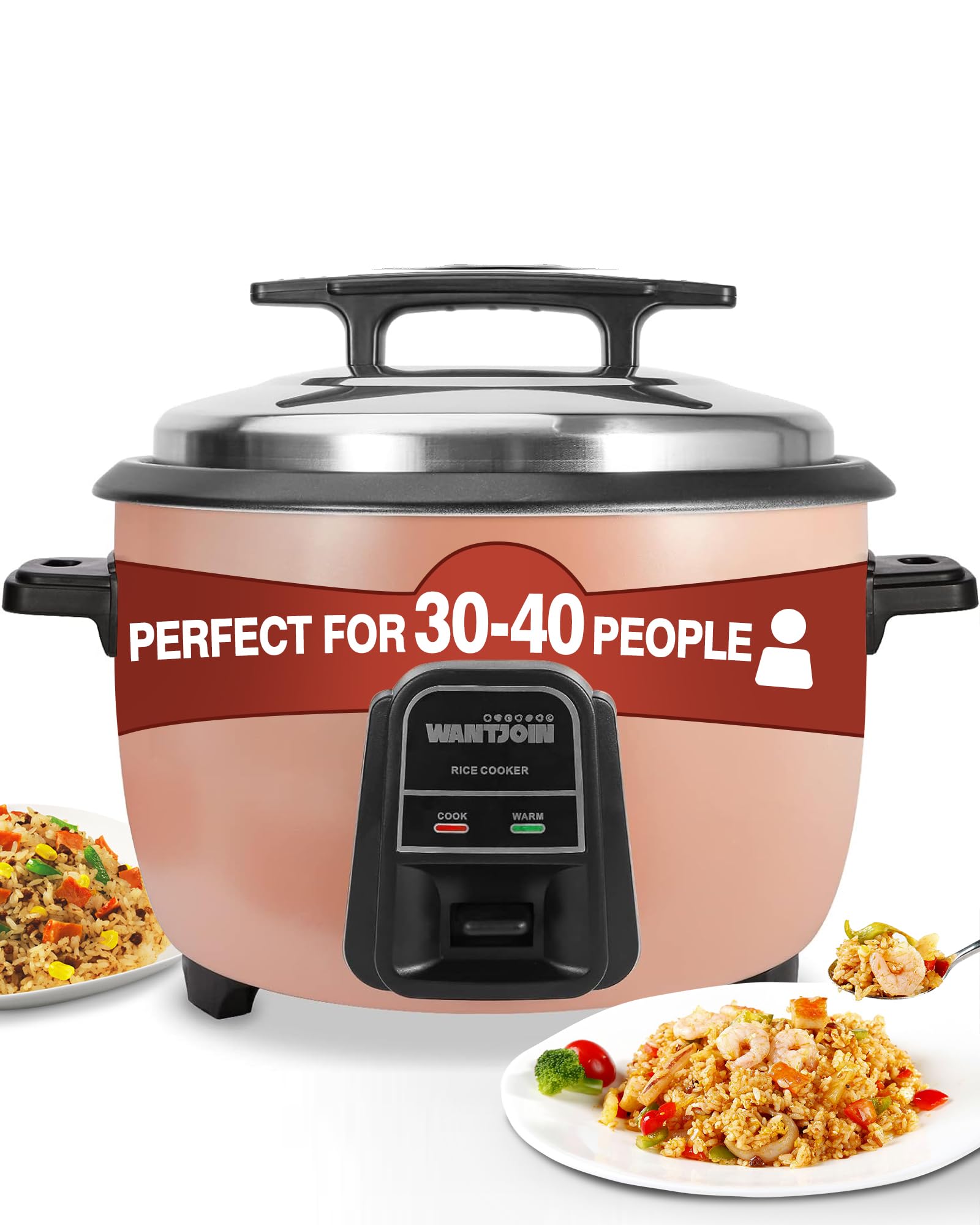 Mua Wantjoin Rice Cooker - 42 Cups (Cooked) with Removable Non-Stick ...