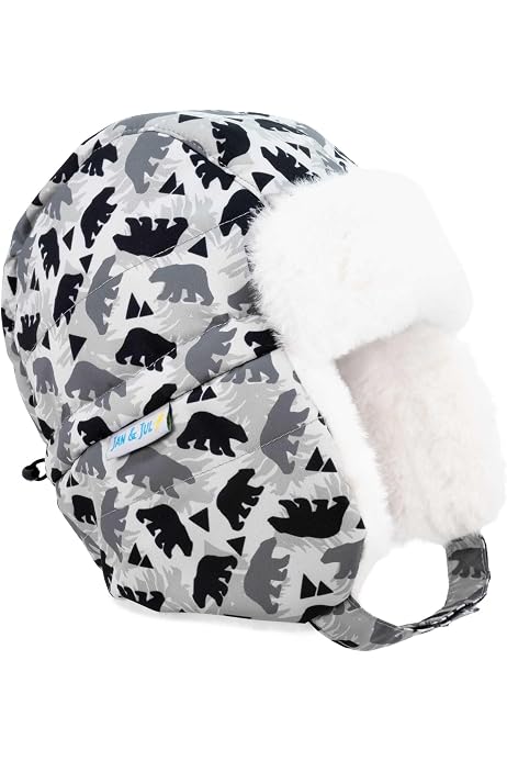 Toddler Trapper Hat Winter ONESING Baby Trapper Hat - Warm Fleece ...