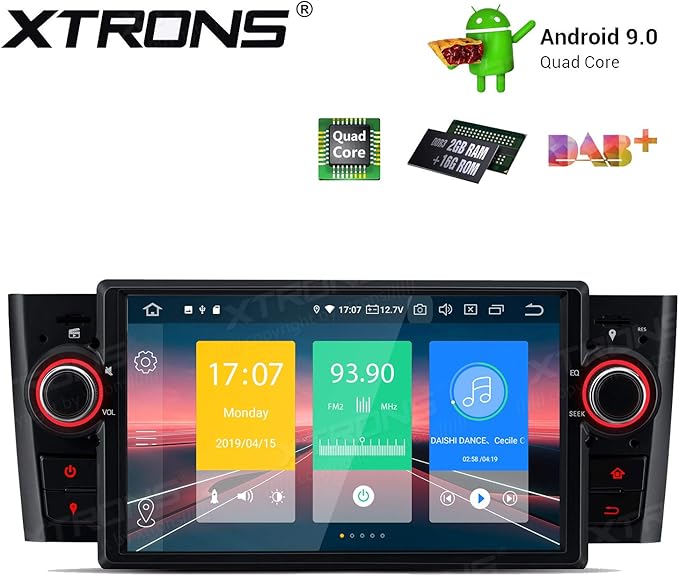 XTRONS 7 Inch Android 9.0 Head Unit Auto Radio GPS: Amazon.co.uk ...