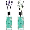 Amazon.com: Binca Vidou Reed Diffuser Set of 2, Lavender Vanilla Oil ...