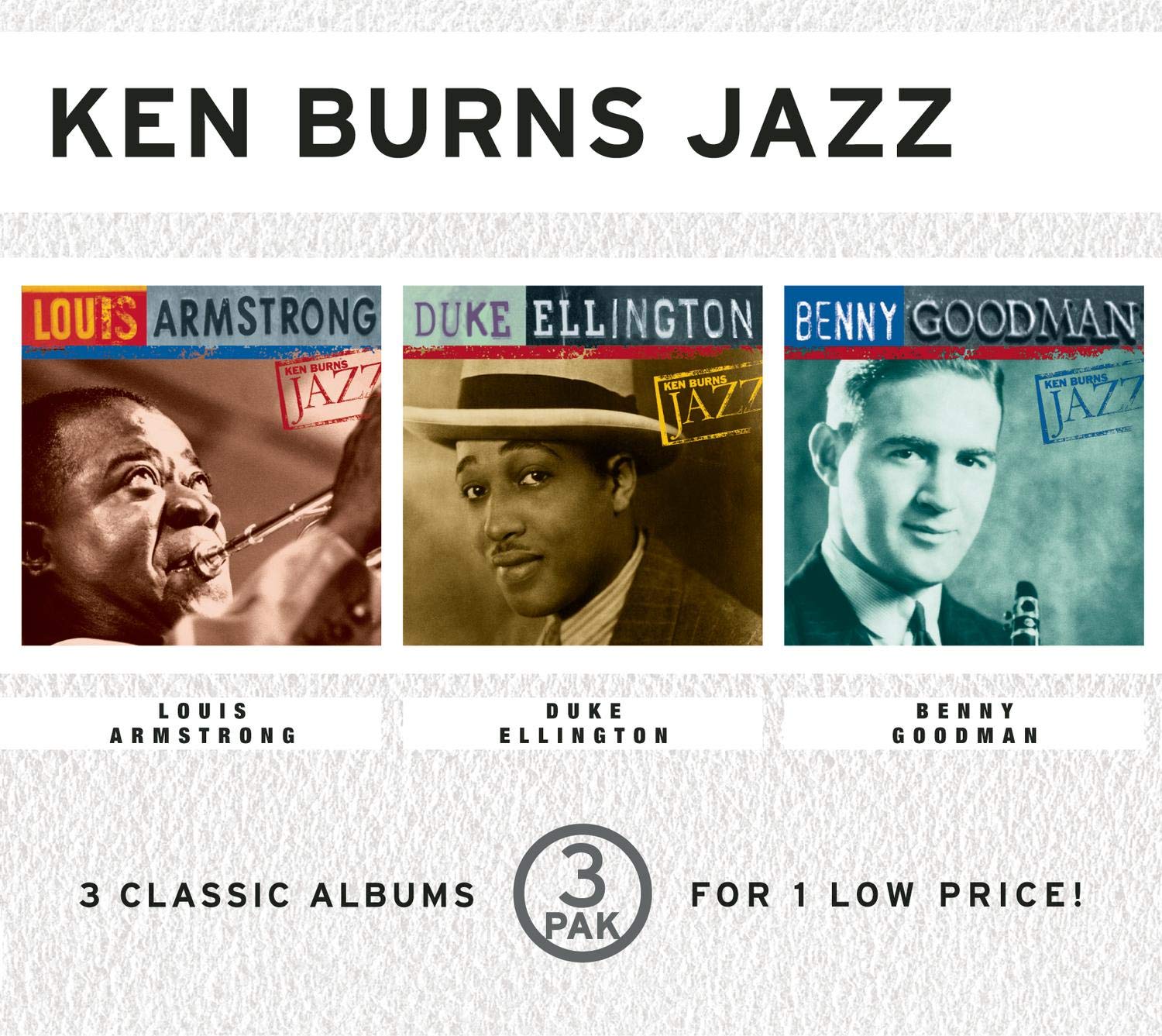 Ken Burns - Ken Burns Jazz (3 Pak Cube) - Louis Armstrong/ Duke ...