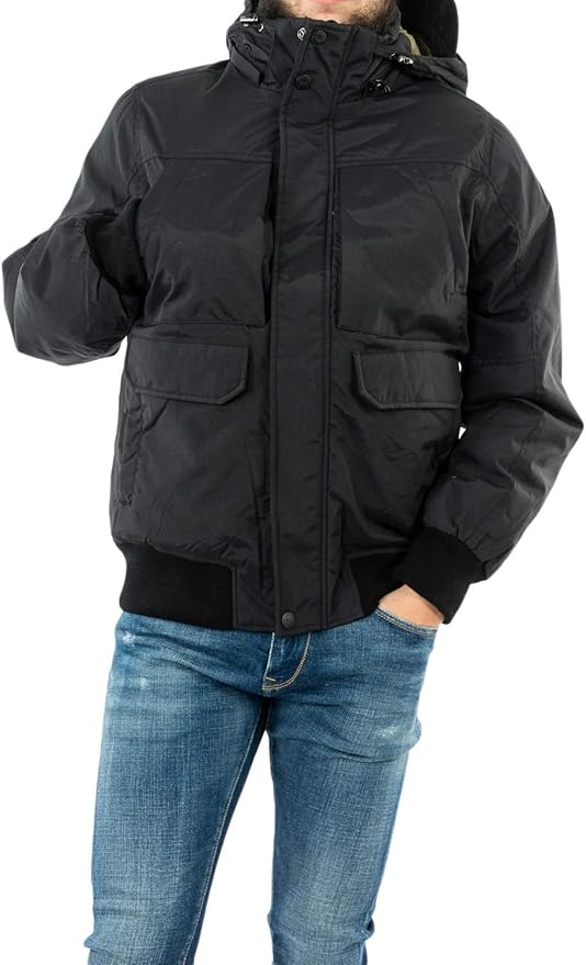 Kaporal Jacket and Jacket Black - Black - Small: Amazon.co.uk: Clothing