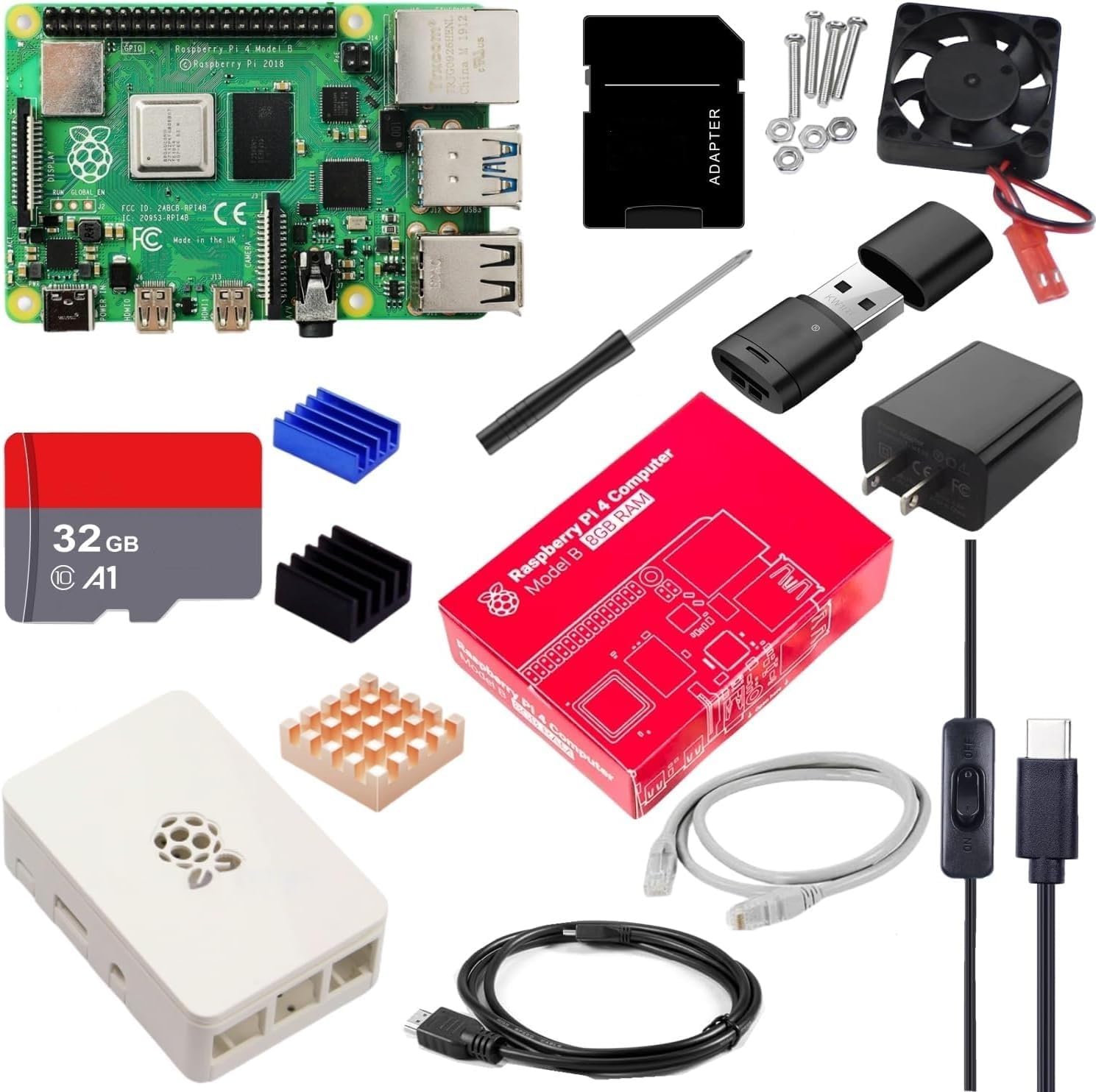 Mua Vesiri Raspberry Pi 4B Starter Kit, Compatible with Japanese ...