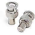 Amazon.com: BNC Terminator 50 Ohm, 2 Pack BNC Male RF Coax Connector ...
