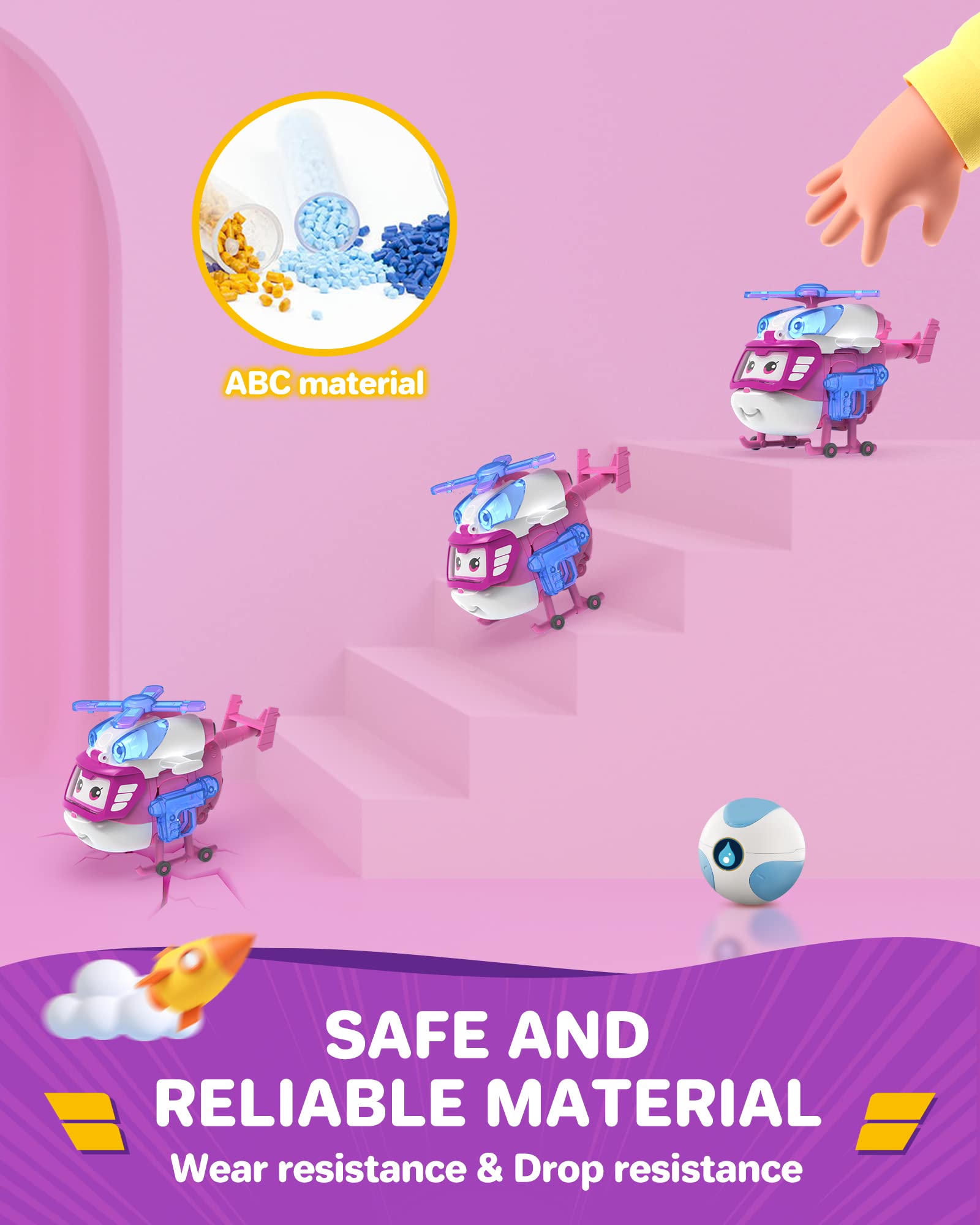 Mua Super Wings Toys Action Figure 5" Transformer Dizzy Robot Airplane ...