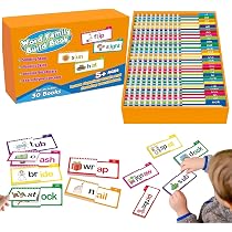 Kindergarten Books 30 Read And Rhyme Flip Books - Word Family Learning ...