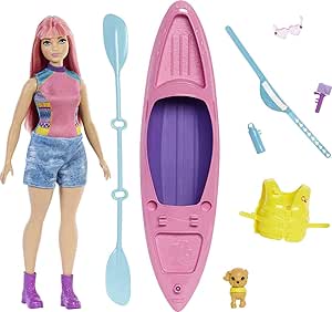 Amazon.com: Barbie It Takes Two Camping Playset with Daisy Doll (Curvy ...