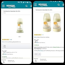 Amazon.com : Mixie Formula-Mixing Baby Bottle 8 oz. : Formula Mixer : Baby