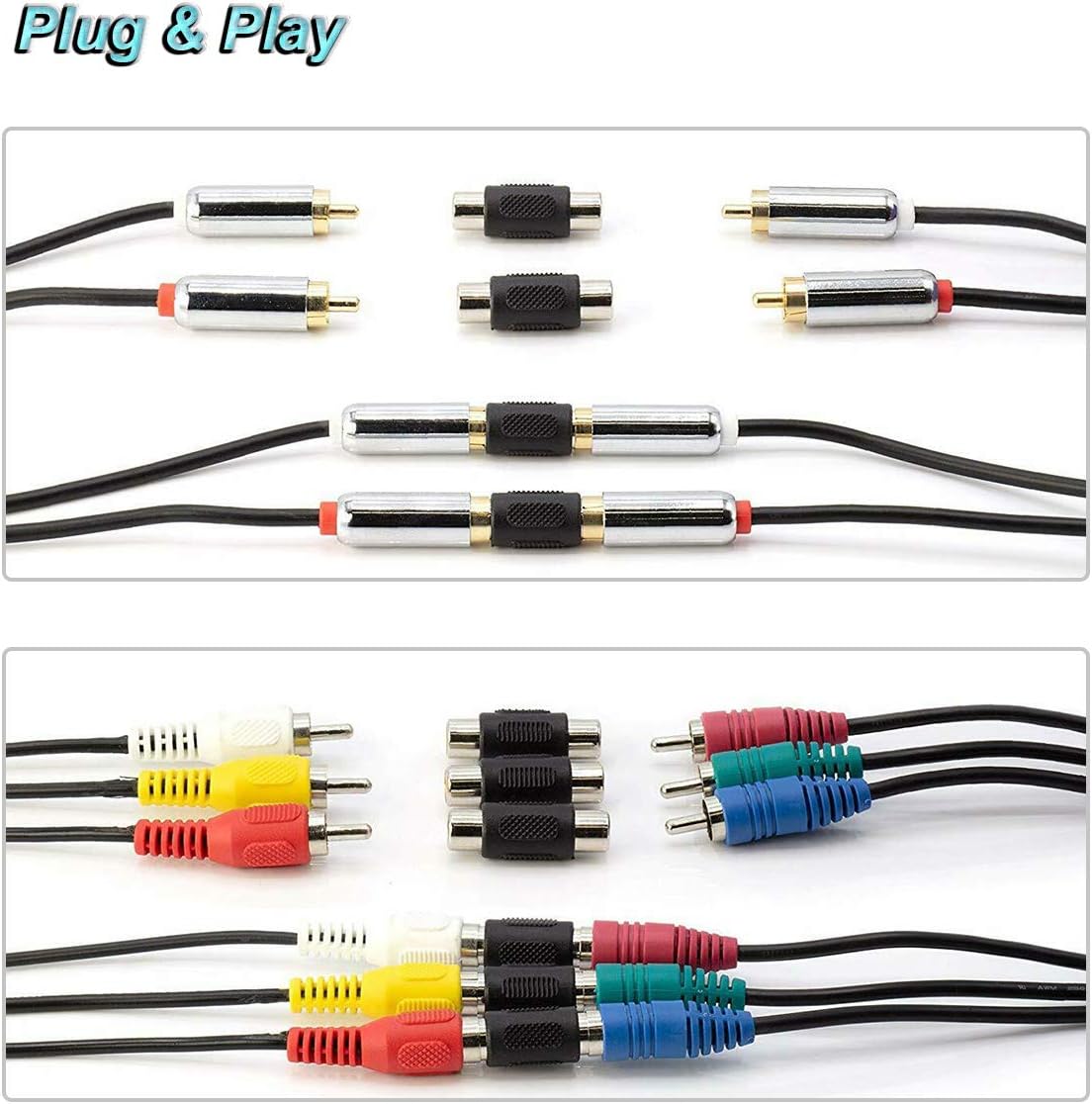 CoCar RCA video cable with red reverse trigger lines for car rear view ...