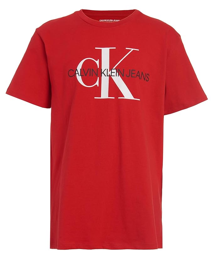 Buy Calvin Klein Boys' Classic Ck Logo Crew Neck Tee at Amazon.in