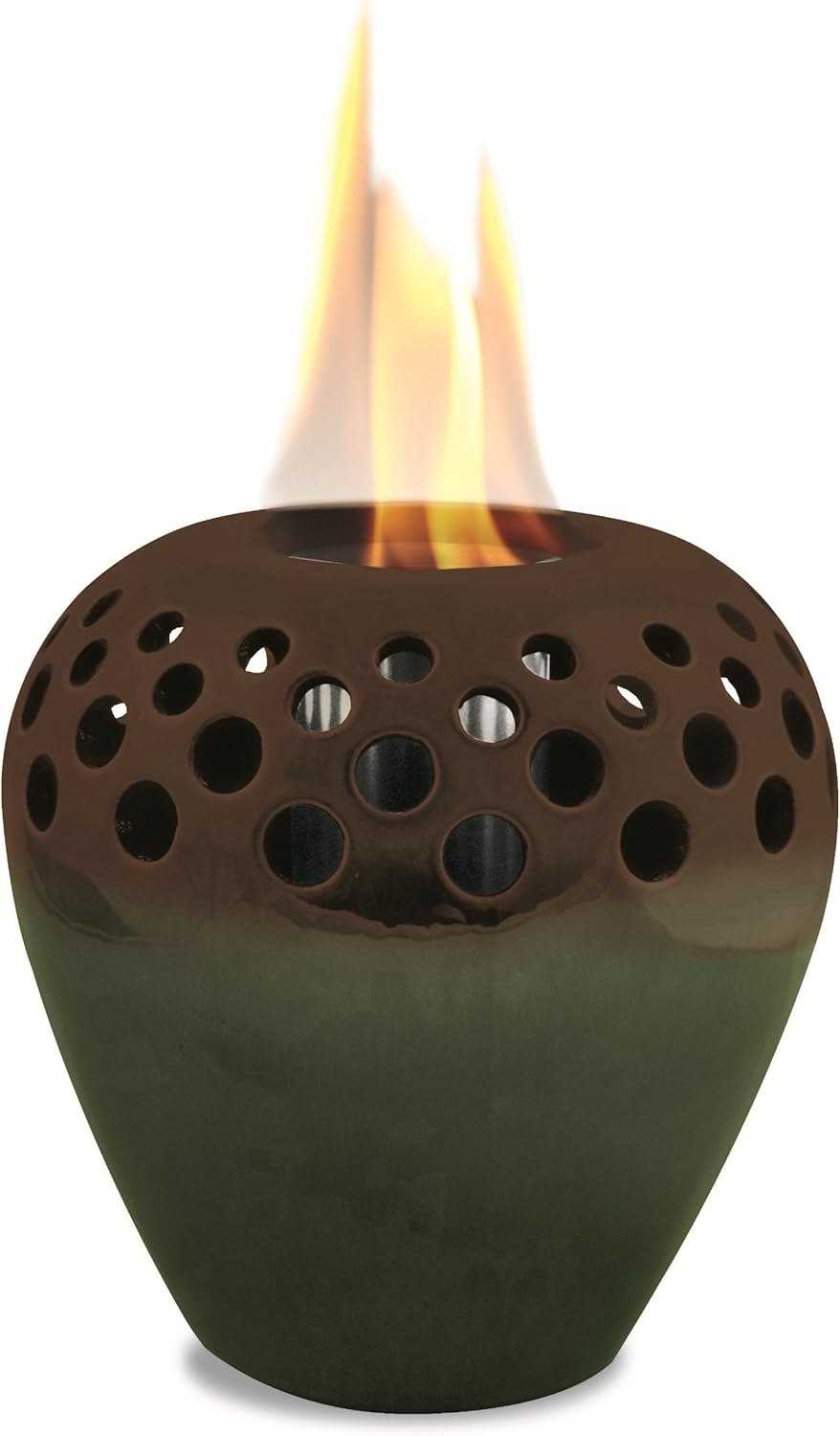 Amazon.com: Pacific Décor Flamepot Vase, Classic Green, 8.5": Home ...