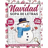Amazon.com: Navidad Sopa De Letras En Español Para Adultos: Letra ...