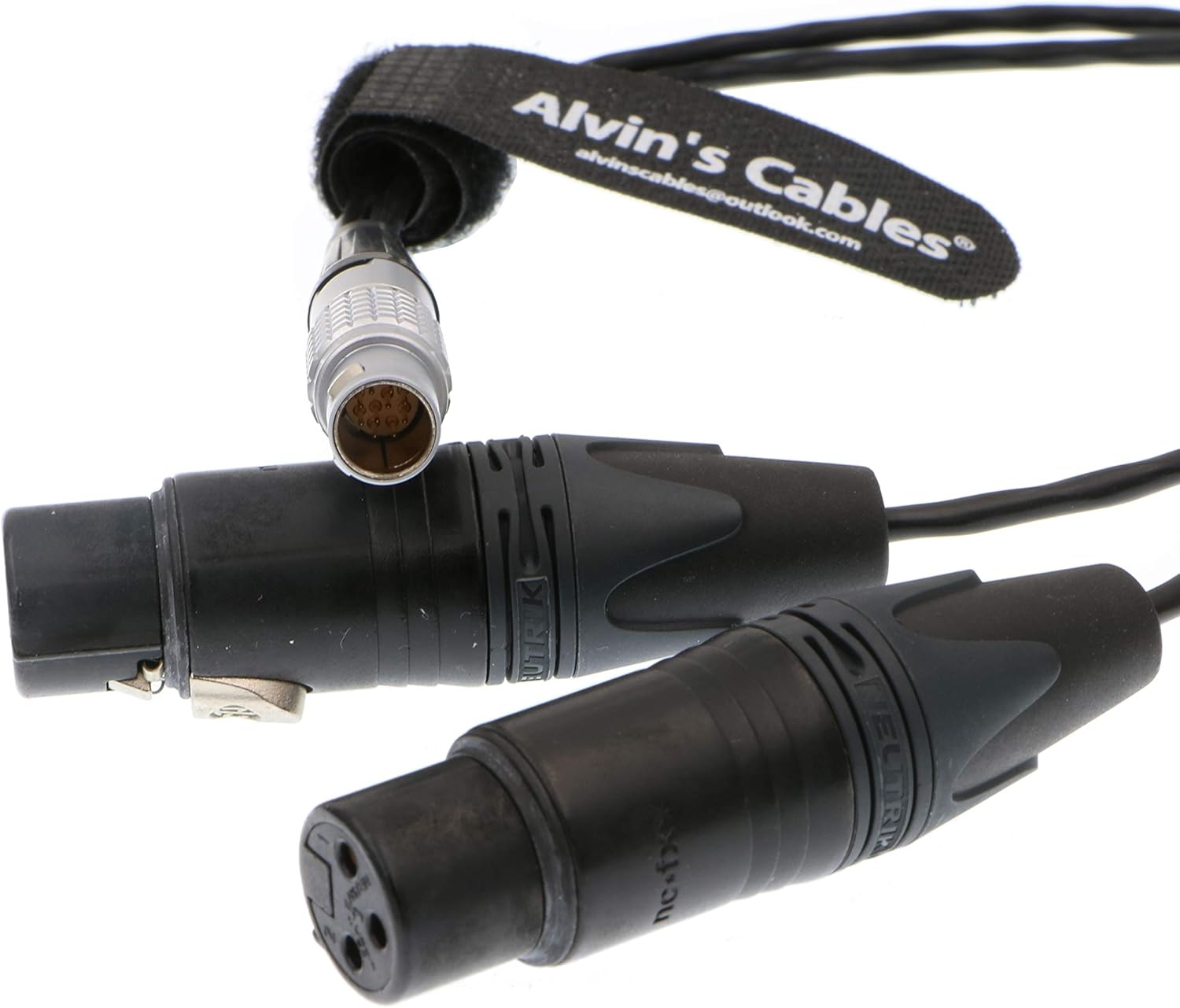 Alvin’s Cables XLR Breakout Audio Input Cable for Atomos Shogun Monitor ...