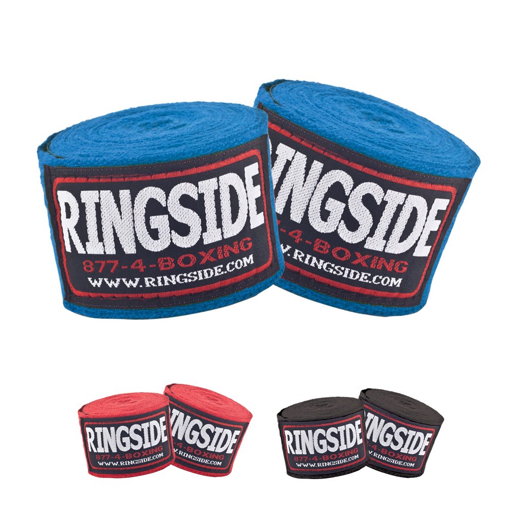 Mua Ringside Cotton Standard Boxing Handwraps (Black) trên Amazon Mỹ ...