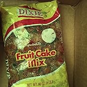 Amazon.com : Paradise Dixie Fruit Cake Mix Bag, 16 Ounce : Fruit ...